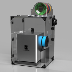 Bambu Lab X1C, P1S, P1P external Enclosure V2 – Clearview Plastics