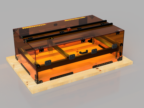 Neje 3/4 Max Extended Laser Engraver Enclosure Kit V3 – Clearview Plastics
