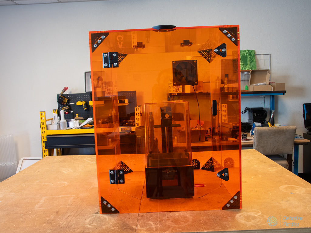 SLA Resin 3D Printer Enclosure V2.0 – Clearview Plastics
