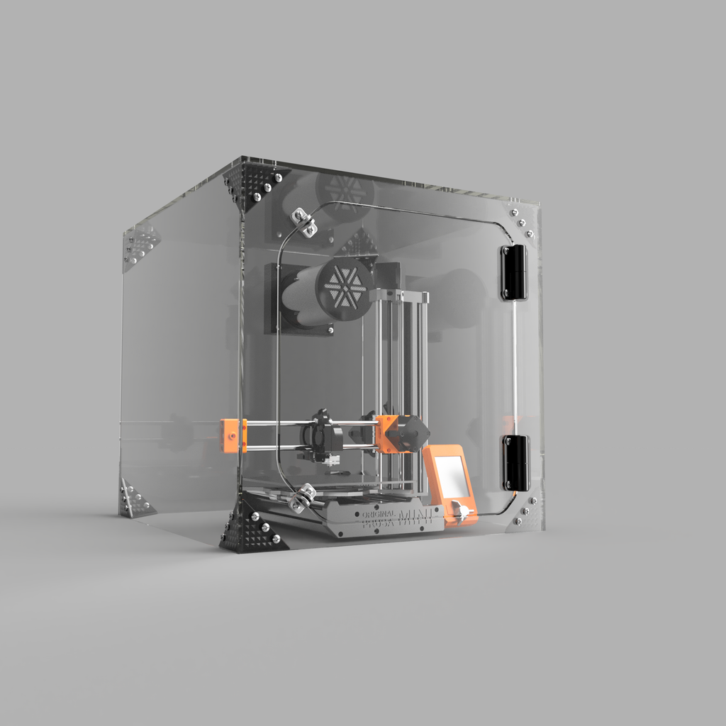 Prusa Mini Enclosure Acrylic Clearview Infinity Enclosure - 3D Printer ...