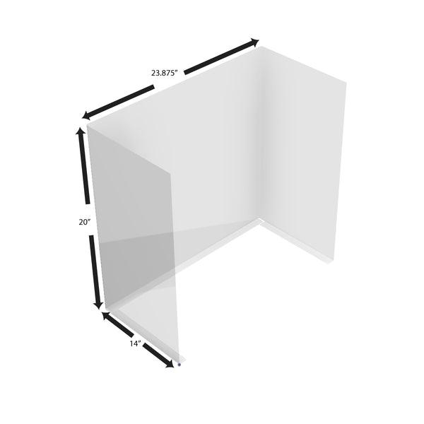 SaniGuard Student Desk Partitions – Clearview Plastics